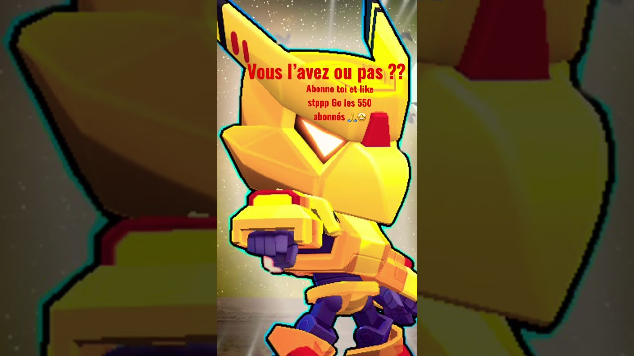 💤SKIN BRAWLEUR CORBAC MÉCHA D’OR DANS BRAWL STARS💤 | GO LES 600 ABONNÉS ...