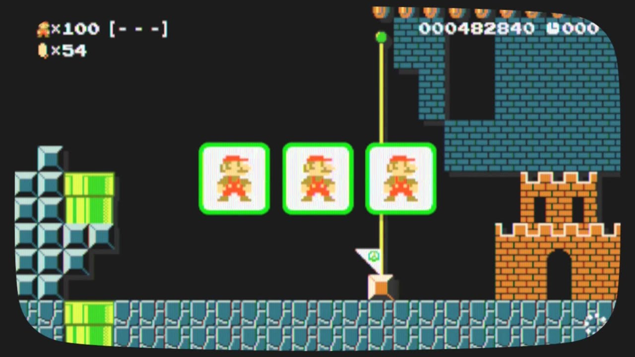 Super Mario Maker - 100 Mario Challenge Easy And Normal - YouTube