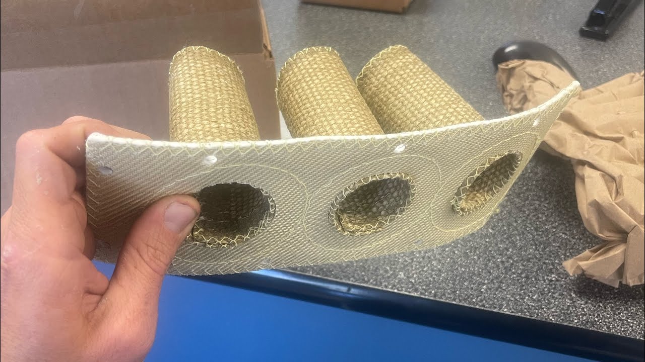 Goodman ultra low nox burner box insulation replacement - YouTube