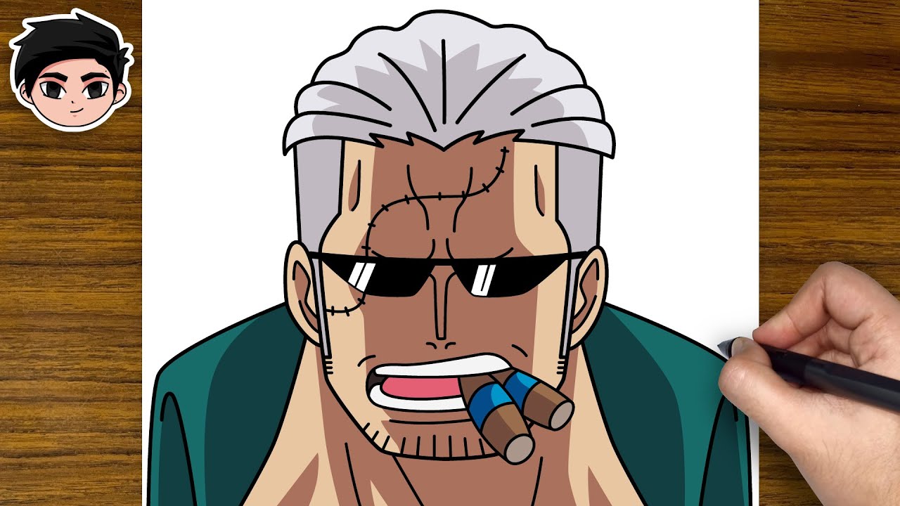 How to Draw SMOKER from One Piece | Easy Step-by-Step - YouTube