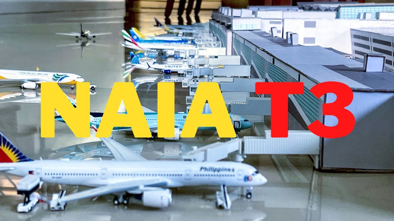 NAIA T3 | 1:400 Model Airport Update - YouTube