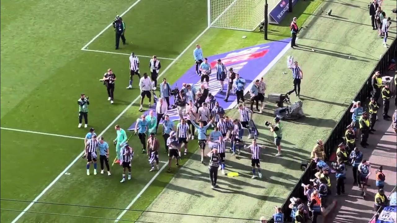 SWFC celebrations 2023 Wembley play offs !!! - YouTube