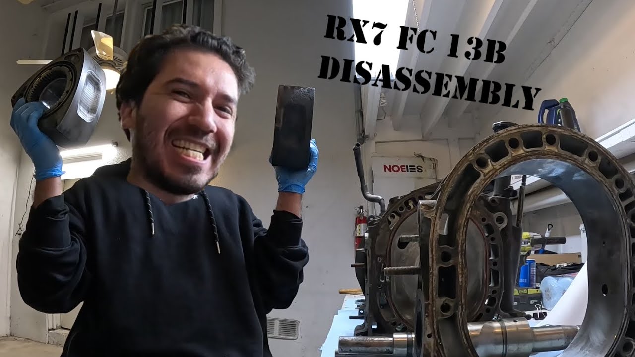 DORITO POWER! First time taking apart a Rotary Engine! | (Rx7 FC NA ...