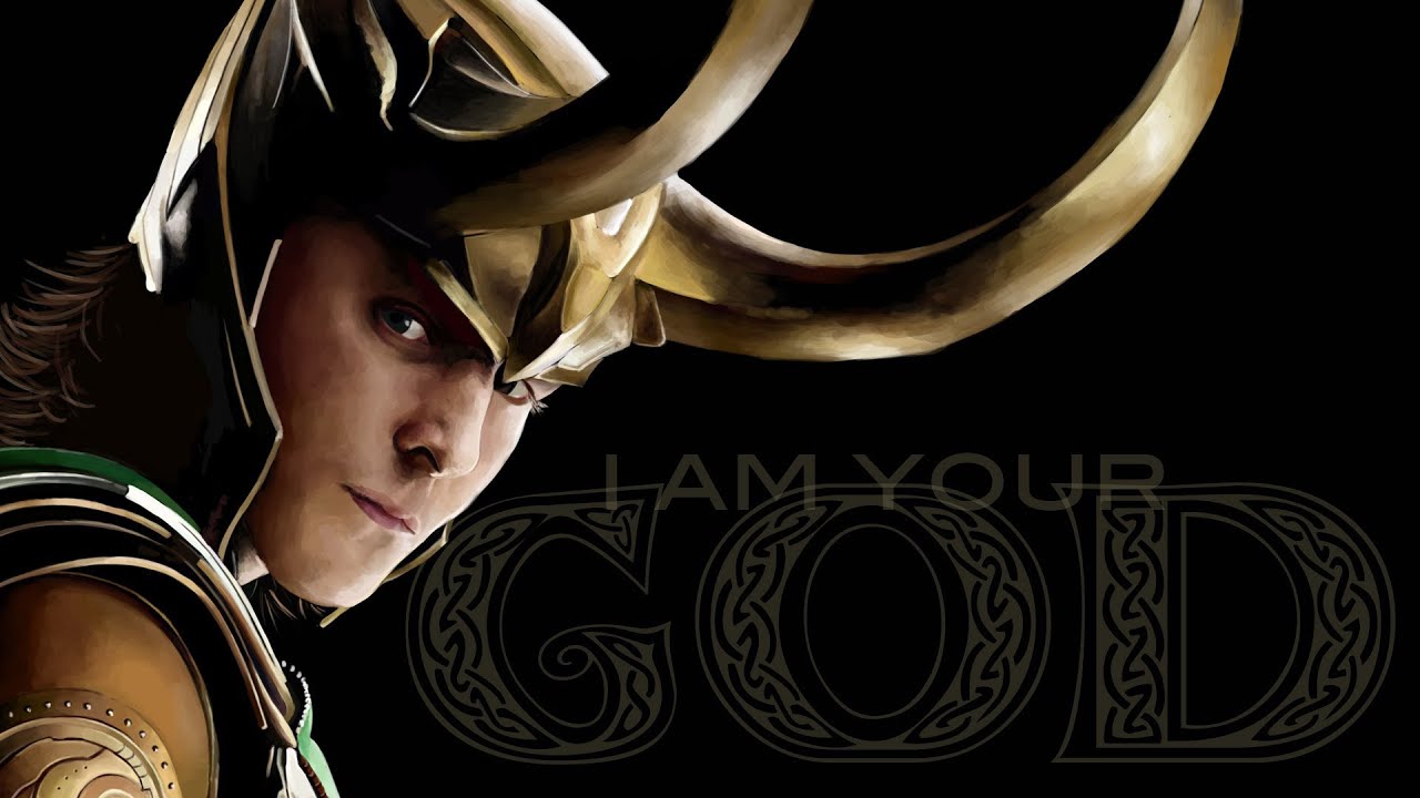 Loki Painting - Photoshop - YouTube