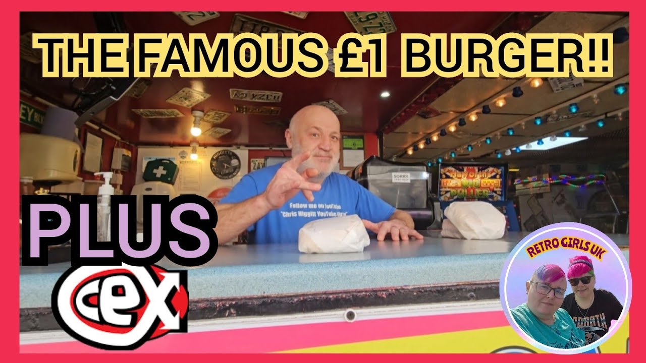 We Met The FAMOUS £1 Burger Man + CEX Hunting!! | RGUK #4k #videogames ...