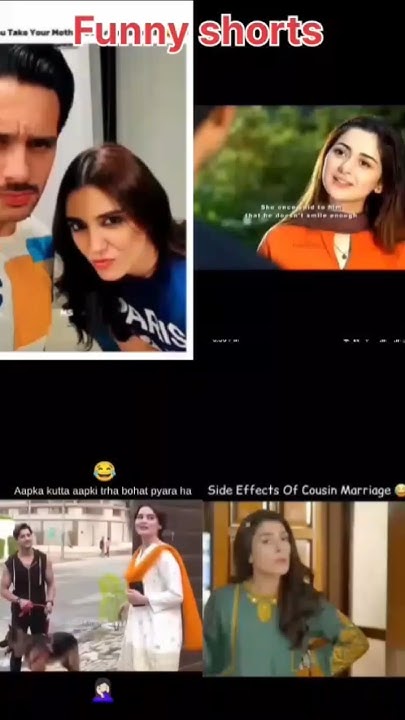 Hania amir Ayeza Khan and others from Pakistani dramas funniest shorts #funny #laughter #comedy ...