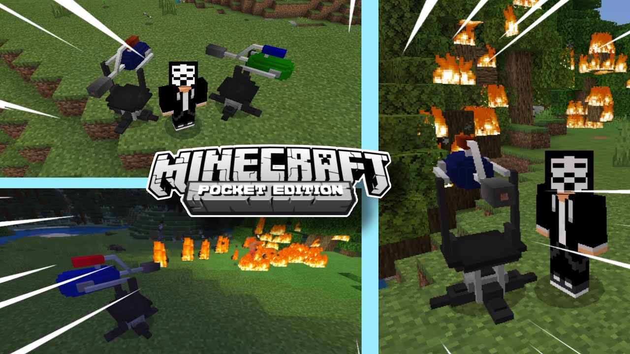 ADDON/MOD ️ Flamethrower Add-on Minecraft PE/PC | MCPE - BOY - YouTube