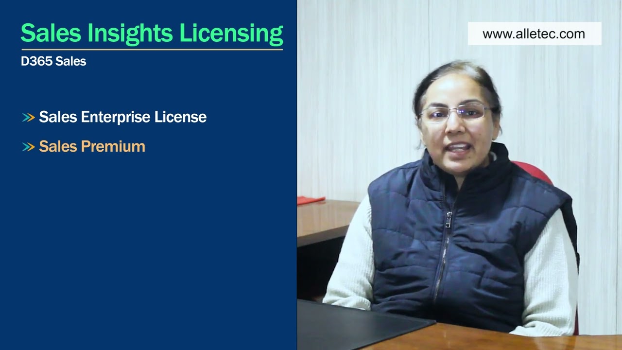 D365 Sales Insights Licensing Details (Microsoft Dynamics Sales) - YouTube