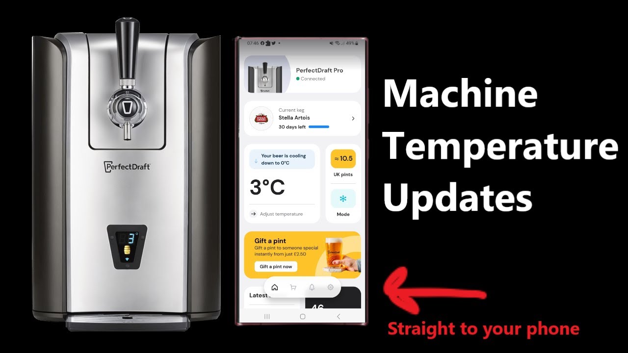 Update Video Perfectdraft Pro App and Temperature control blog Vlog ...