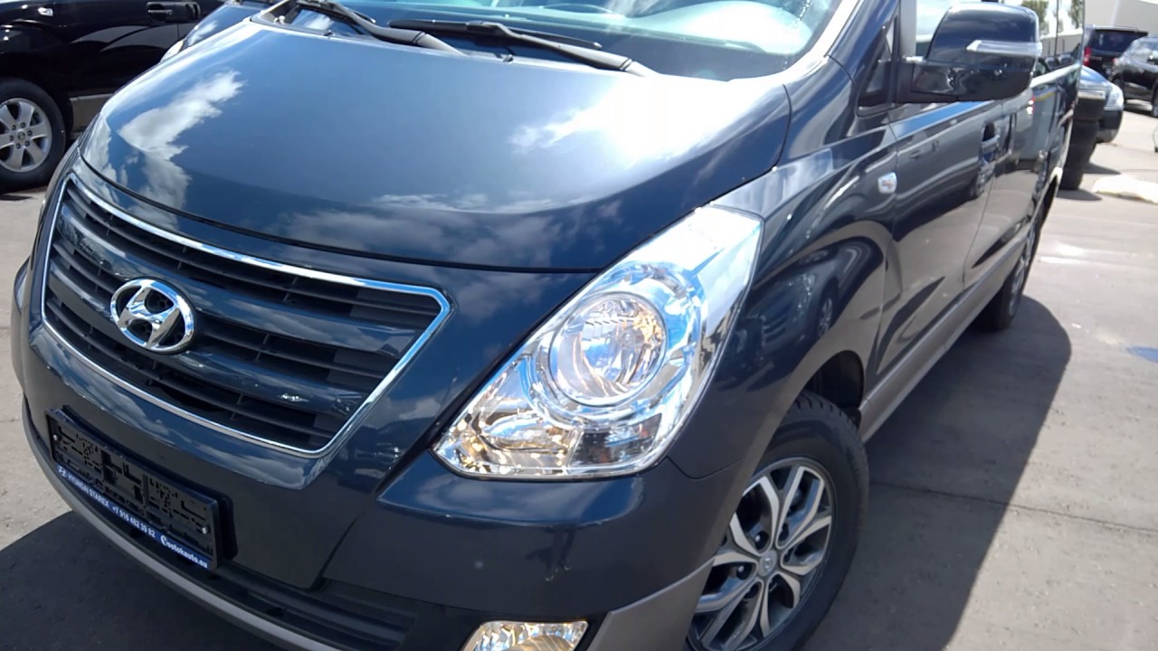 Недорогой Grand Starex 4wd в максимальная комплектации. Тёмно-сини ...