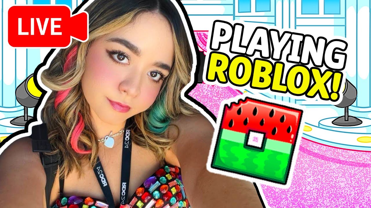LIVE PLAYING ROBLOX with you! - YouTube