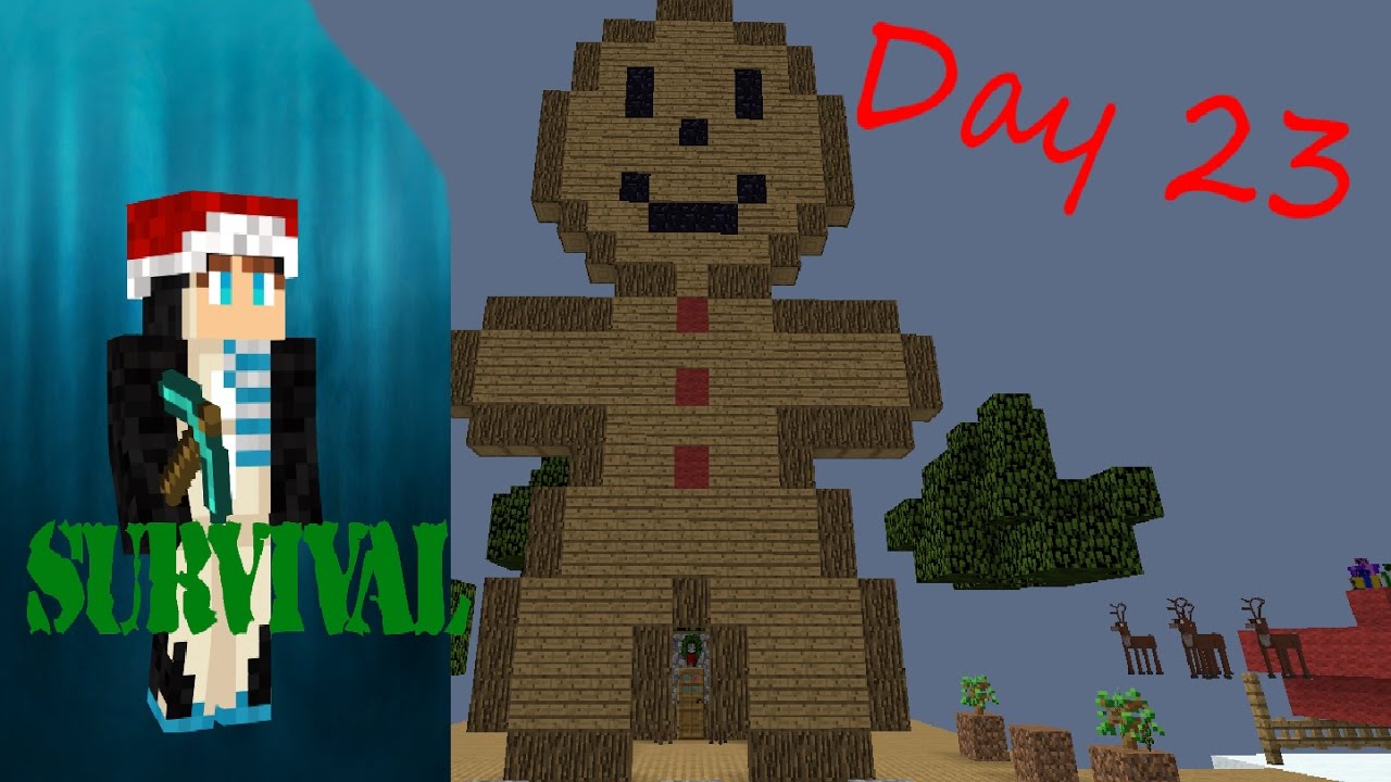 Minecraft Survival ~ Gingerbread Man [Ep.84] - YouTube