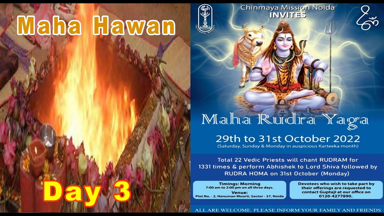 MAHA RUDRA YAGA DAY 3A - YouTube