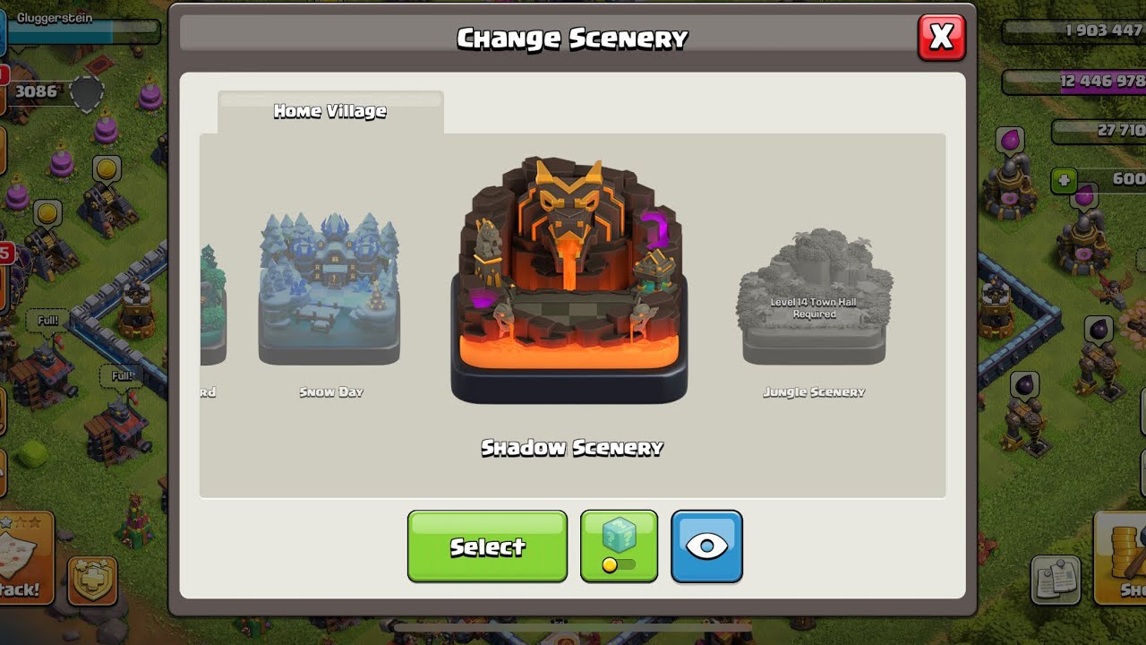 New Shadow Scenery Theme Music - Clash of Clans - YouTube