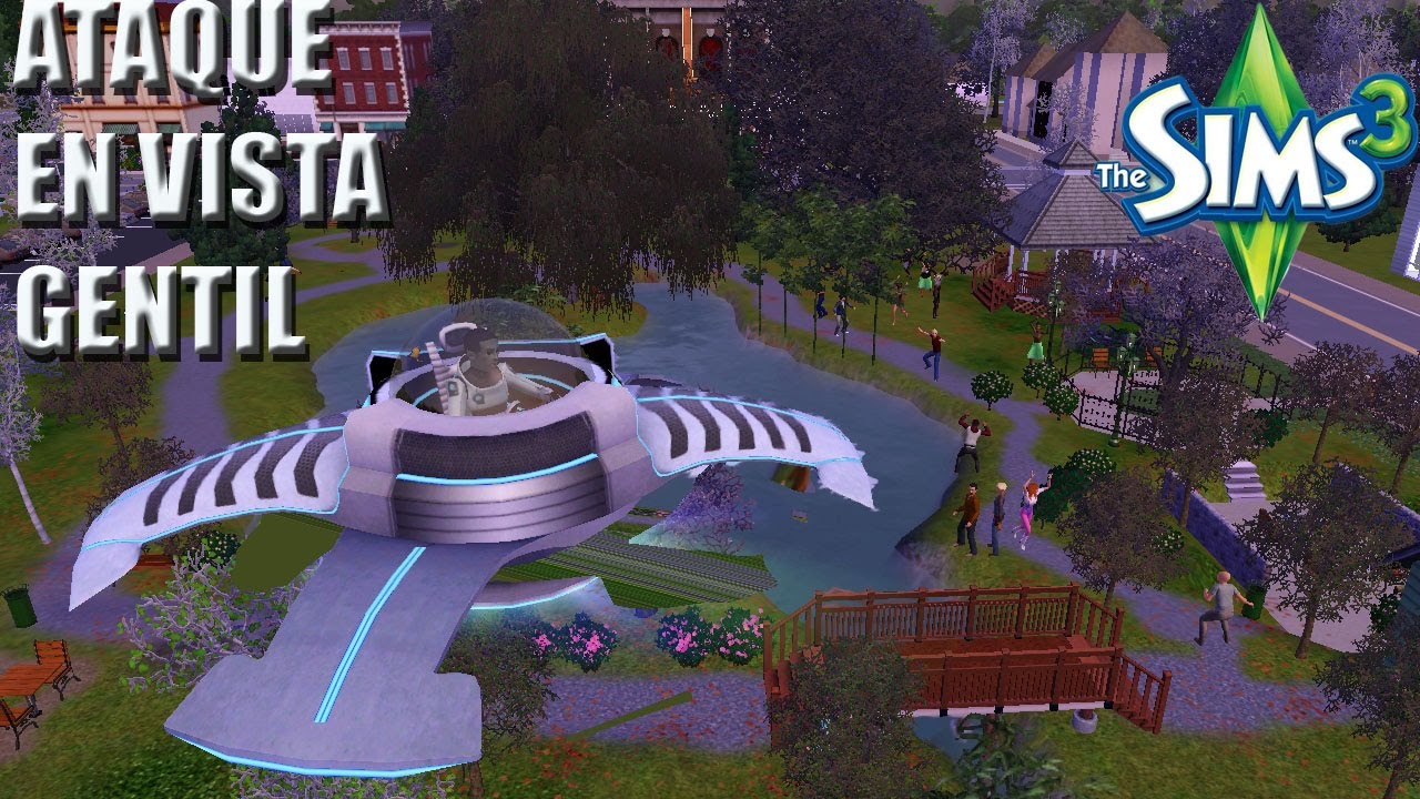 ATAQUE ALIEN EN VISTA GENTIL | SIMS 3 | - YouTube