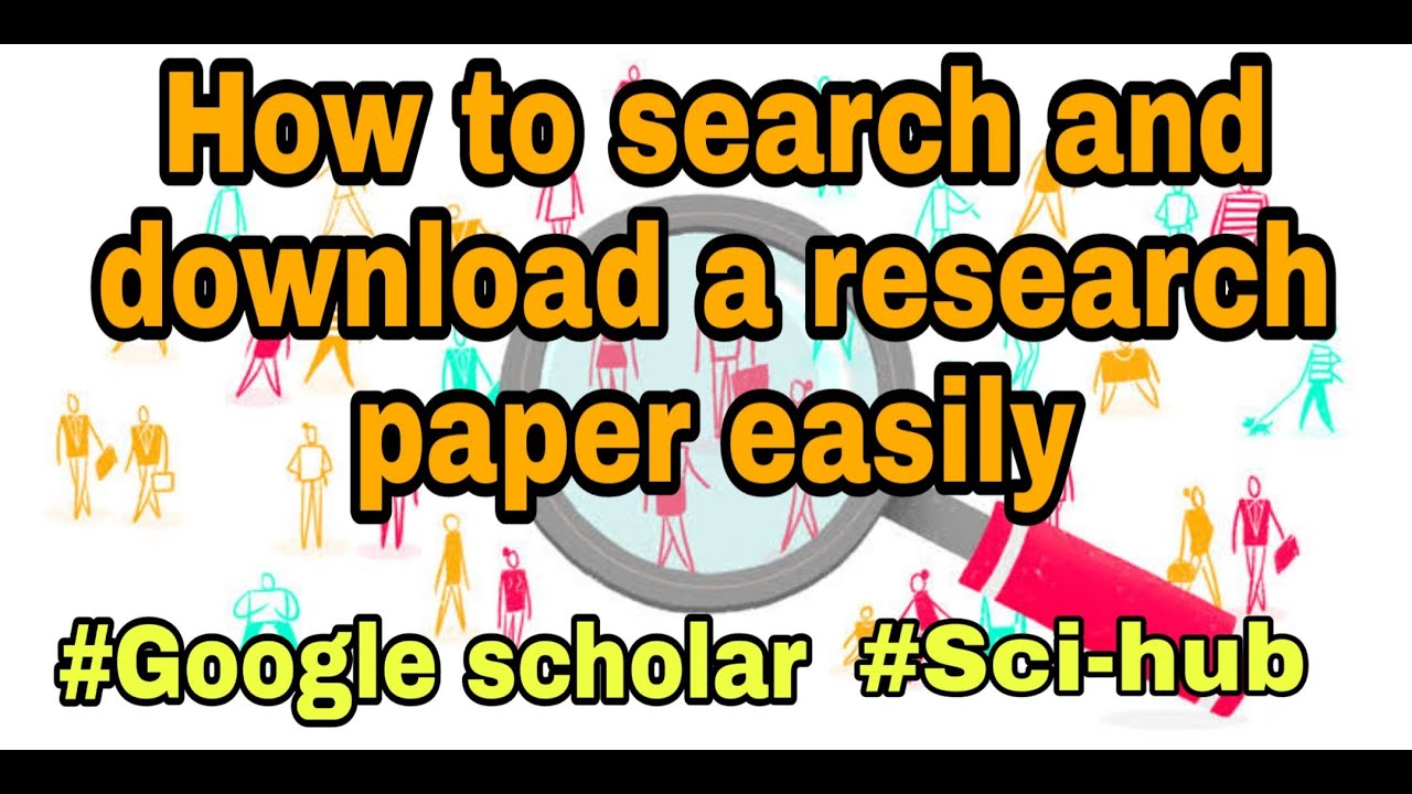how to search and download a research paper easily - YouTube
