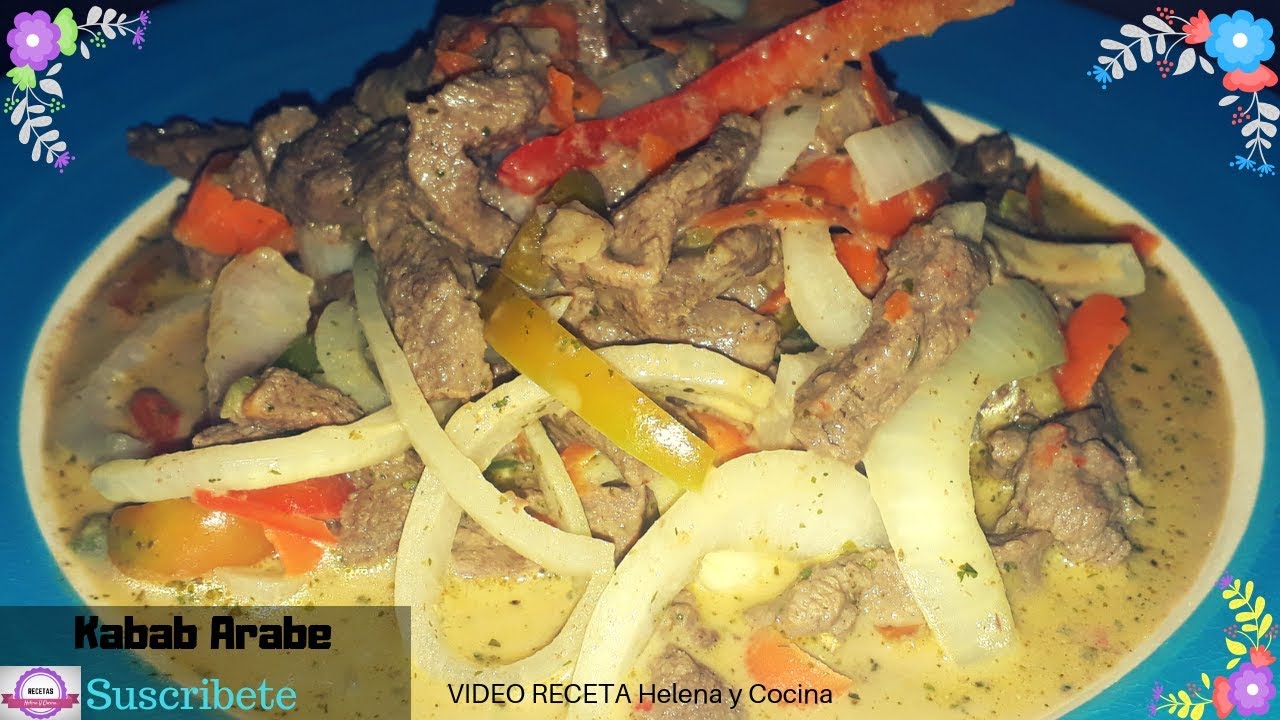 Kabab Arabe / Recetas De Comidas Arabes / Ras El Hanut - YouTube