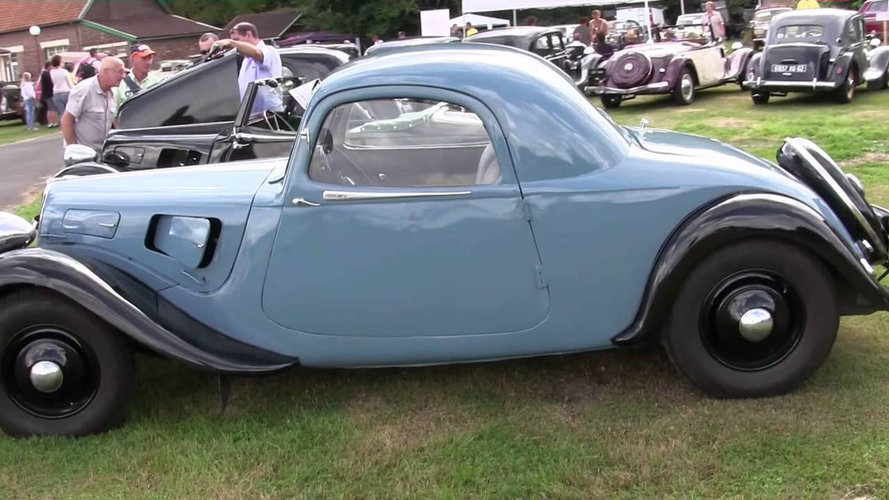 Citroën Traction coupé (faux-cabriolet) - YouTube