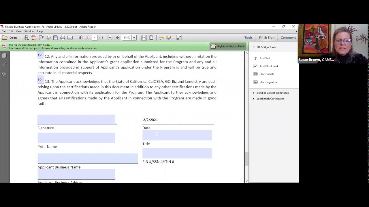 CA Relief Grant Train-the-Trainer #3 – Part 2: Document Upload - YouTube