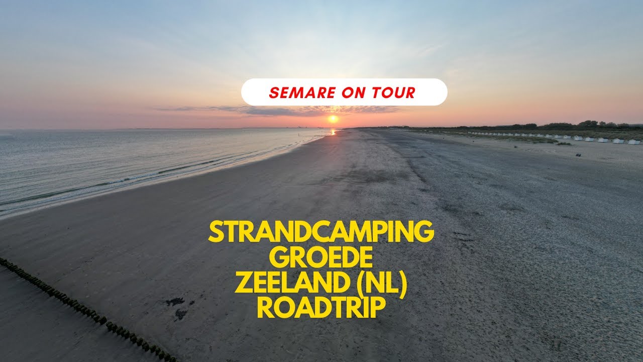 Strandcamping Groede Zeeland ( NL ) Roadtrip 4K - YouTube