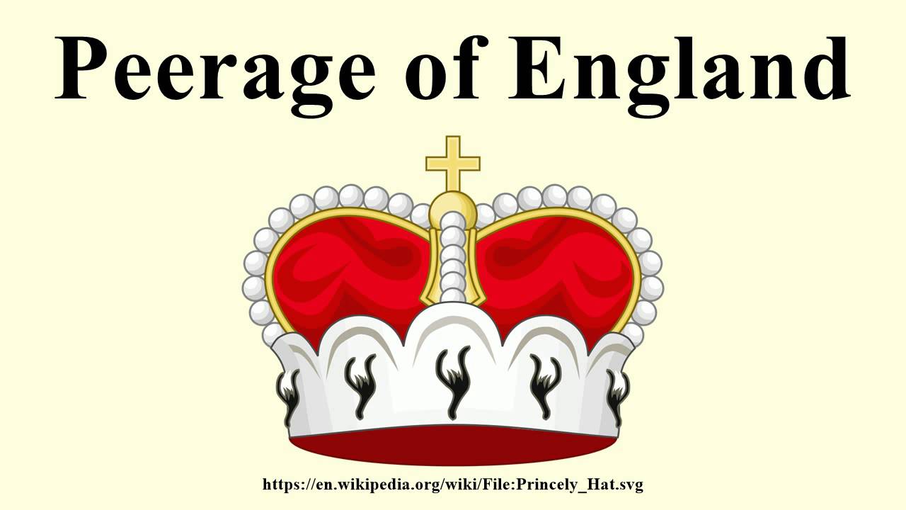 Peerage of England - YouTube