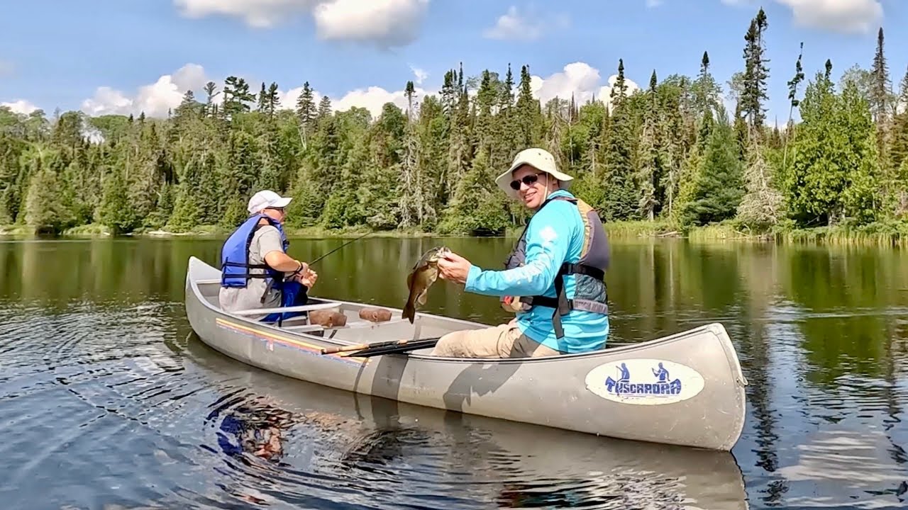 Wilderness Canoe Fishing Trip Ham Lake - YouTube