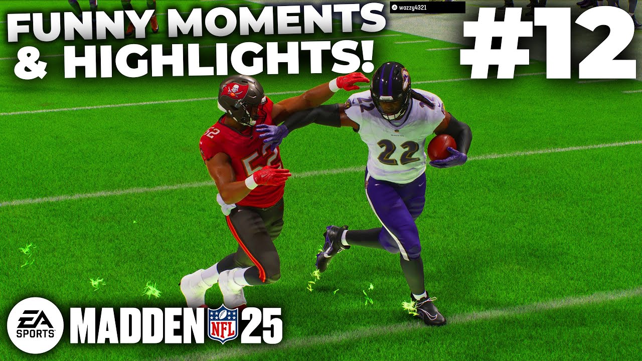 MADDEN 25 FUNNY MOMENTS + HIGHLIGHTS #12 - YouTube