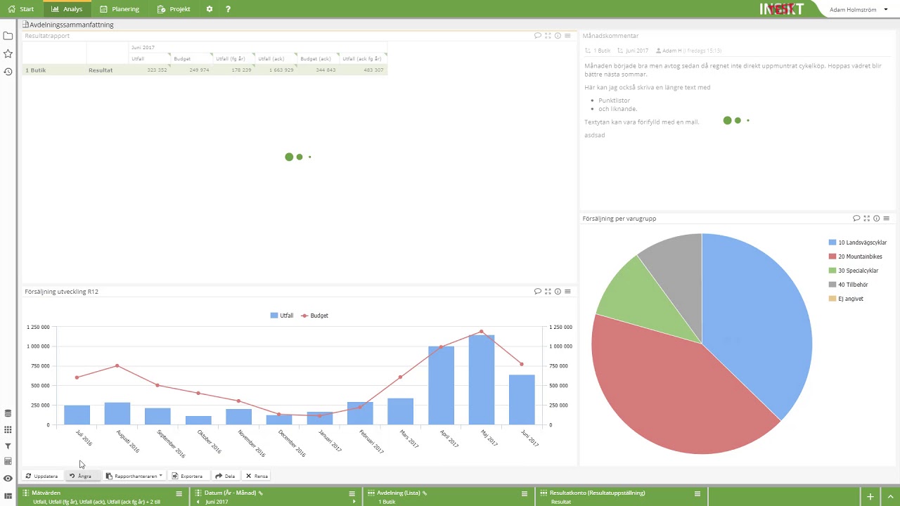 INSIKT 8.8 - Urval: 3. Markerad rad/kolumn - YouTube