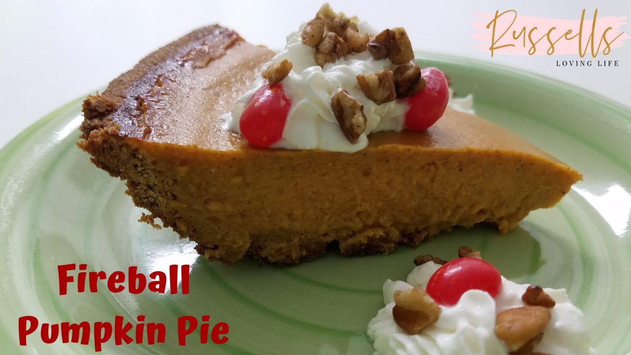 Fireball Pumpkin Pie || Homemade Pumpkin Pie || Homeschool Mom - YouTube