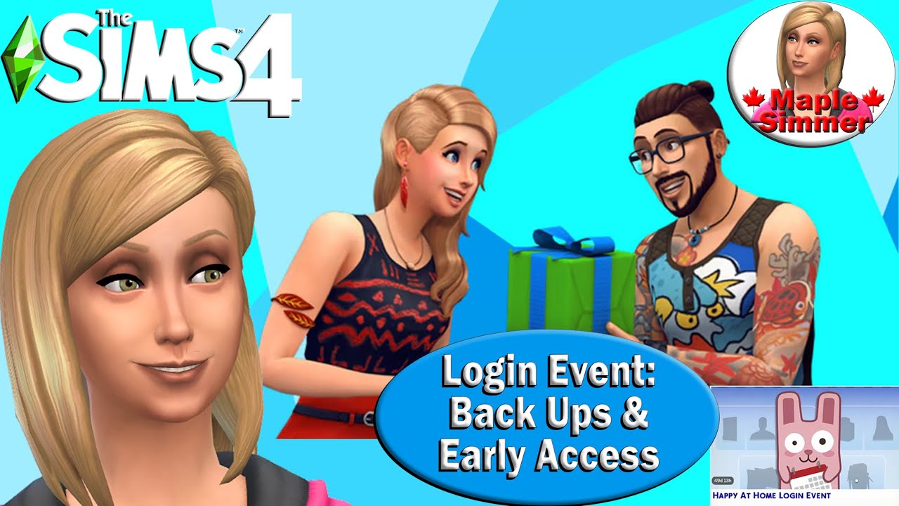 Login Event: Backup to Keep Unlocks! (Sims 4 News) - YouTube