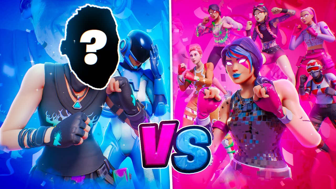 1 Pro vs 6 Egirls (Ft. Plalism) - YouTube