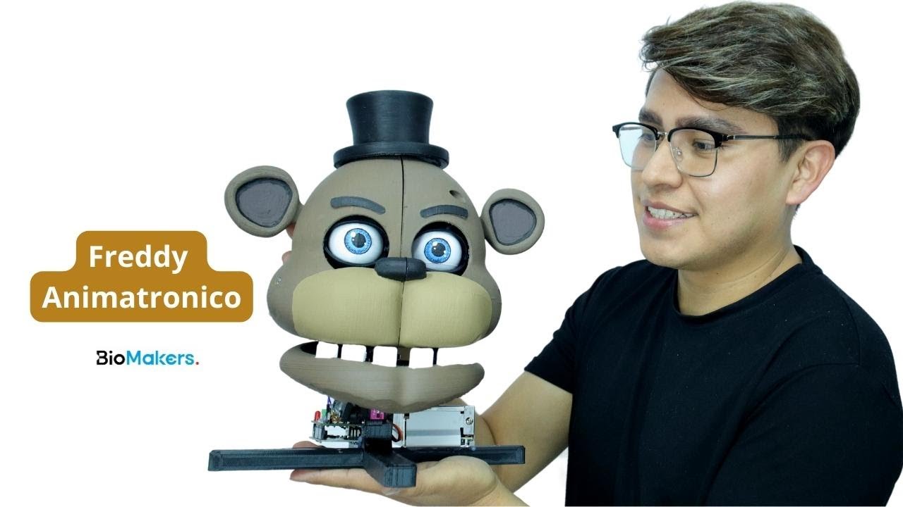 Cabeza Animatronica de Freddy Fazbear de FNAFs - YouTube