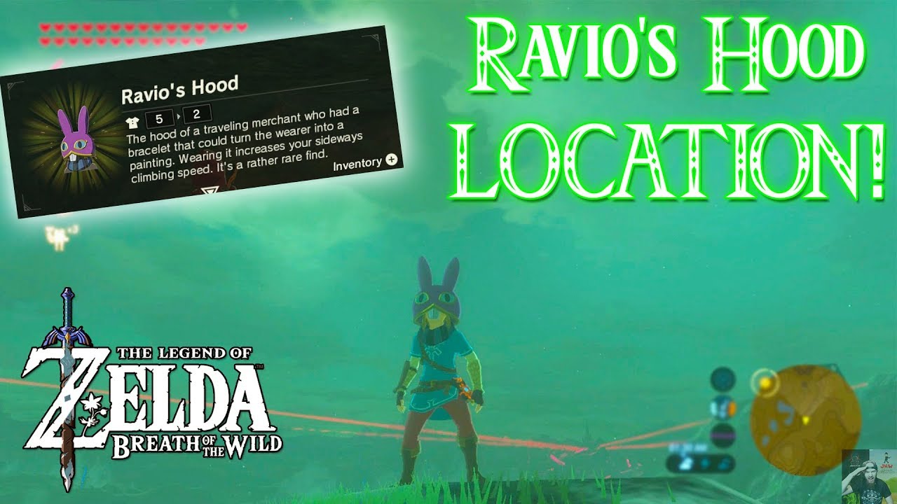Ravio's Hood Guide/Location! - Zelda Breath of the Wild "The Champions ...