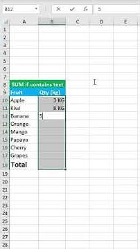 How to sum numbering with text in excel #tricks #exceltech #microsoftwindows #smartexcel # ...
