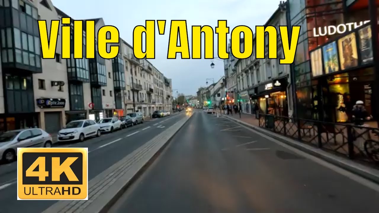 Ville d'Antony 4K - Driving- French region - YouTube