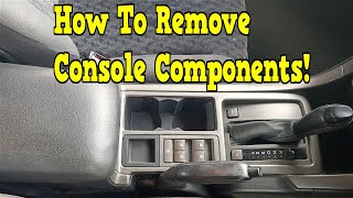 How To Remove Centre Console Components! - VY Commodore | Doovi