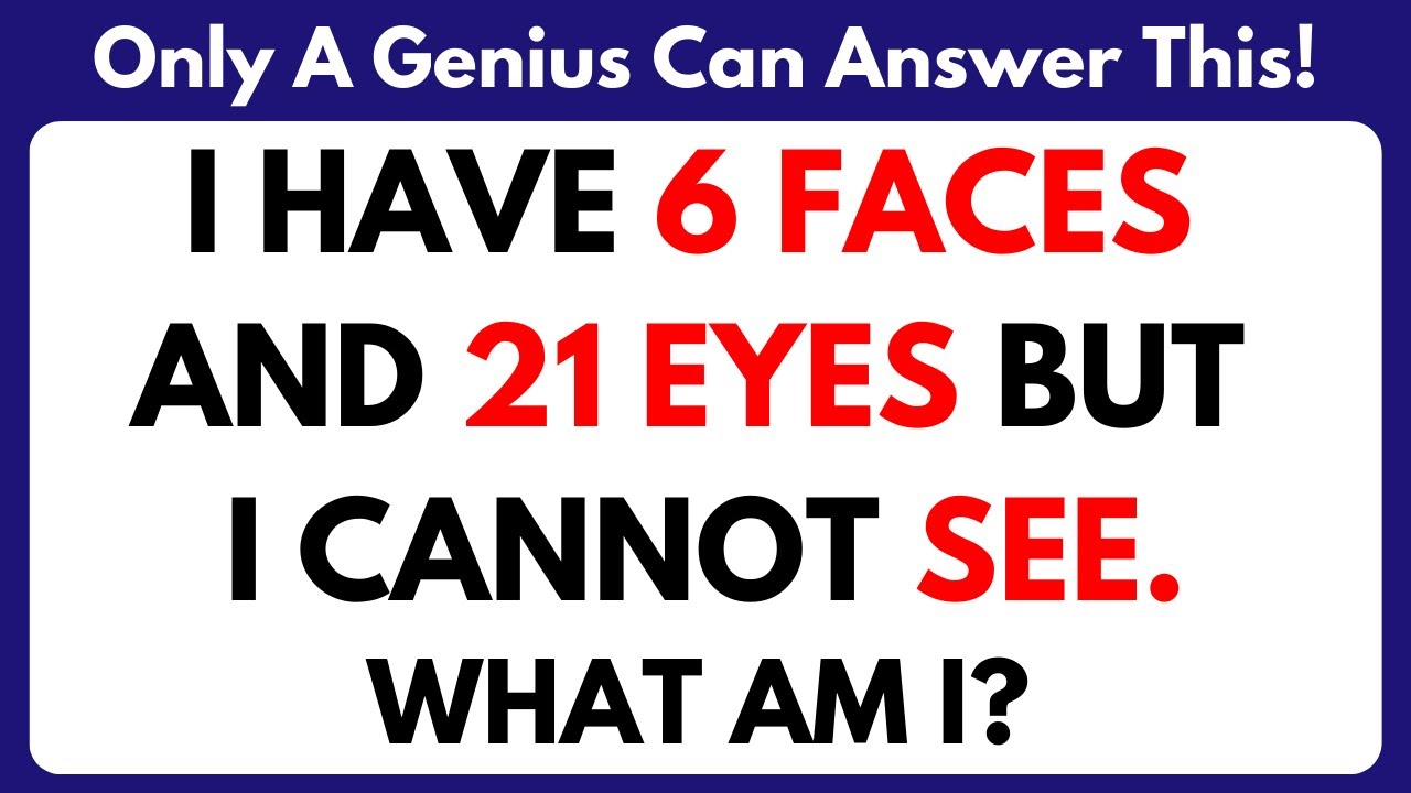 ONLY A GENIUS CAN ANSWER THESE 15 TRICKY RIDDLES || Riddles Quiz - Part ...
