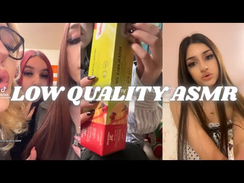 🌙 Low Quality ASMR | 45-minute TikTok Compilation for Sleep