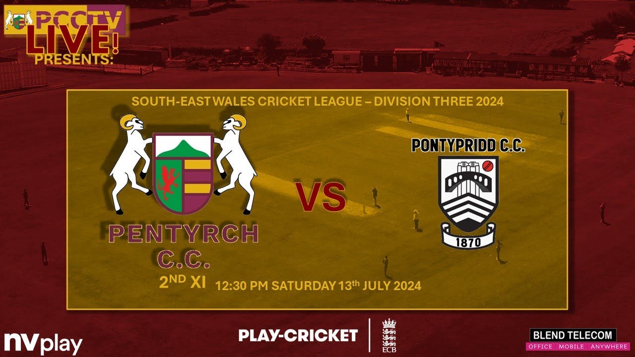Live Cricket! Pentyrch CC vs Pontypridd CC - YouTube