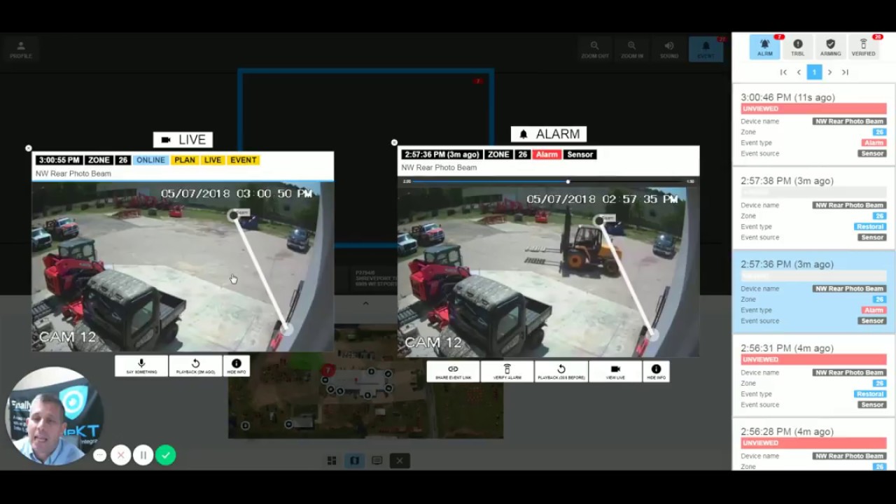 CHeKT Video Monitoring Portal - Alarm Verification - YouTube