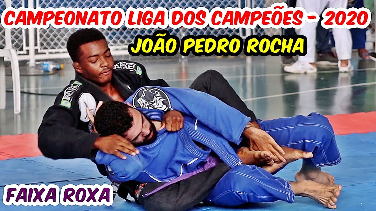Jiu Jitsu - João Pedro Rocha - Faixa Roxa - Campeonato Liga dos ...