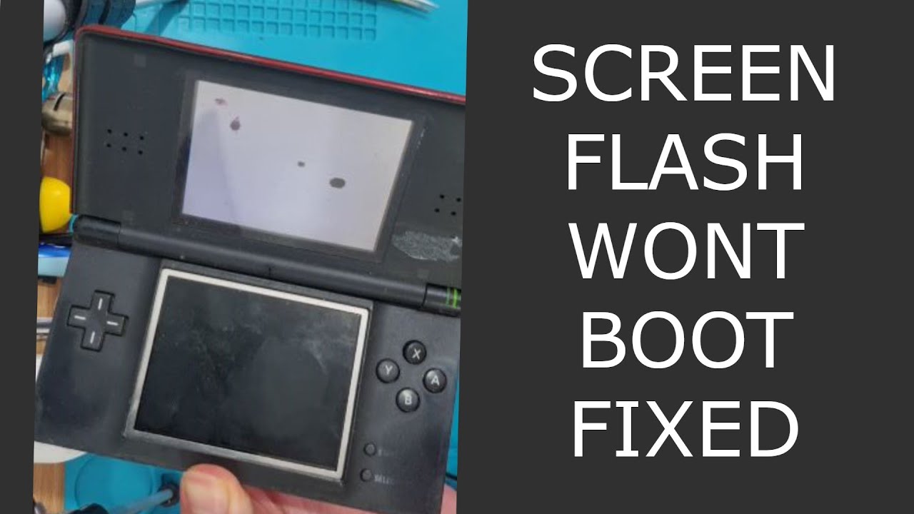 Nintendo DS lite, Screen flash and wont boot - Replacement screens ...