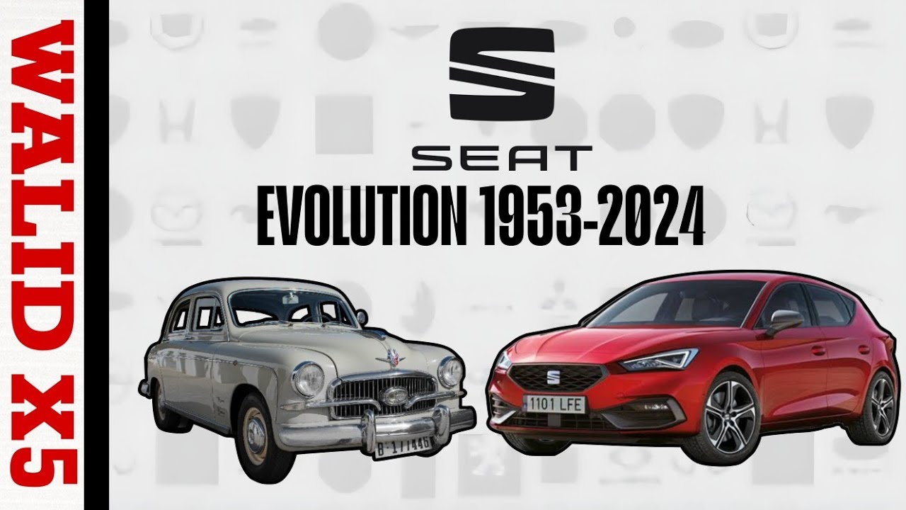 seat evolution (1953-2024) - YouTube