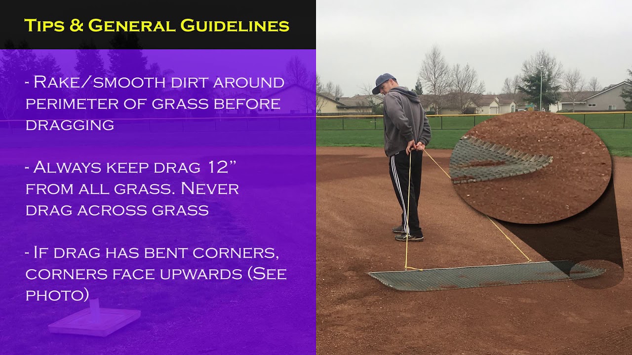 LYB Field Maintenance: Raking, Dragging & Bases - YouTube