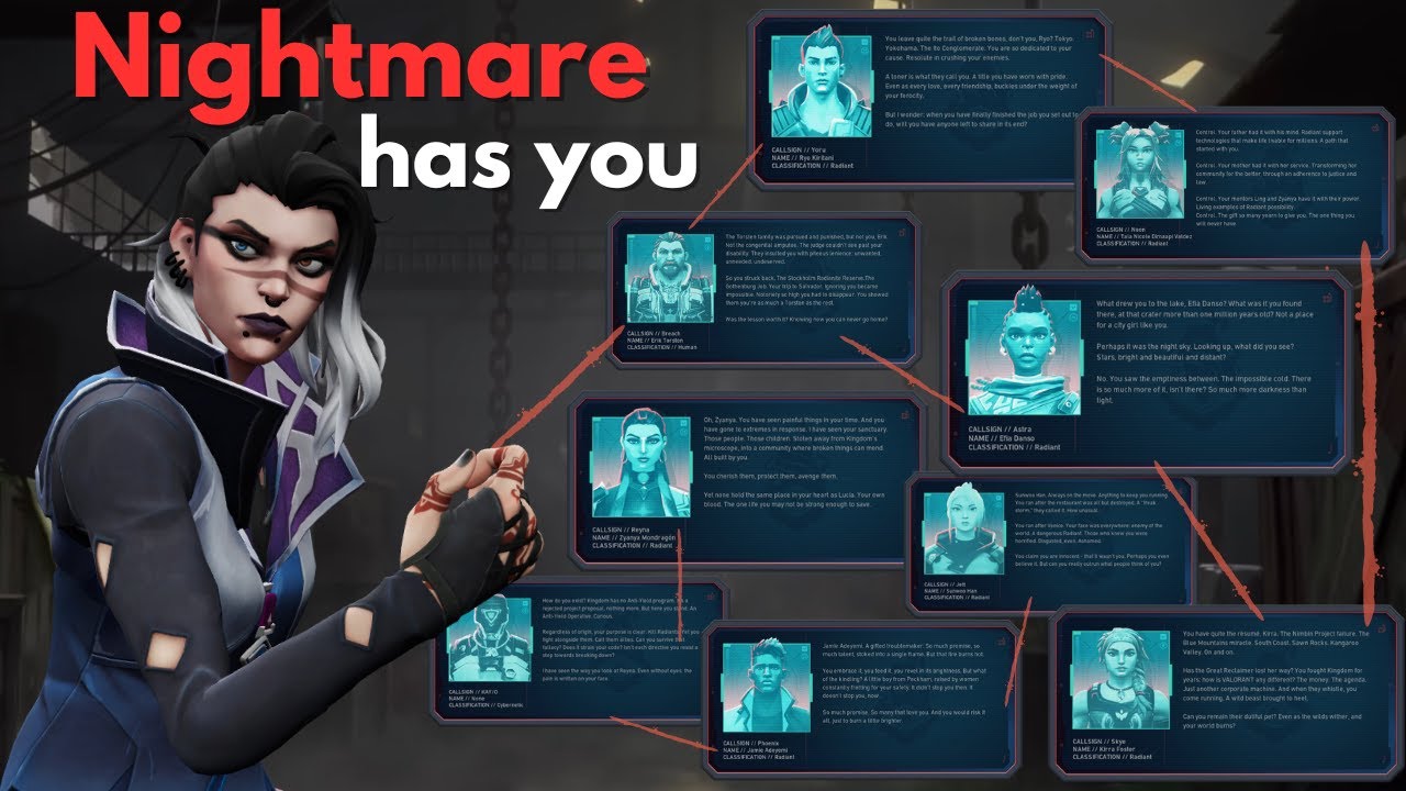 What scares valorant's agents most? - Fade's Dossiers part 2 - Valorant ...