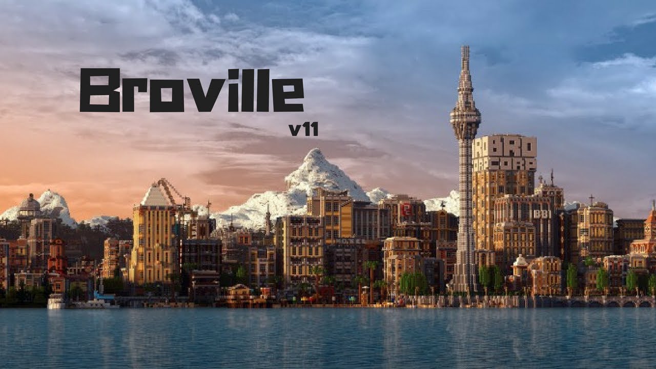 The Largest Map in Minecraft!?!? | Broville #1 - YouTube