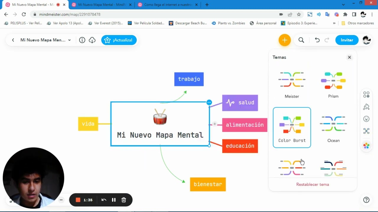 Crear Mapas Mentales Con Mindmeister Funciones Fácil Y Rápido