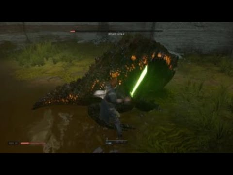 STAR WARS Jedi: Fallen Order - Oggdo Bogdo Boss Fight (Master Jedi ...