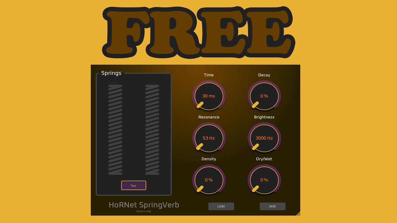 FREE FOR LIMITED TIME SpringVerb by HoRNet Plugins - YouTube