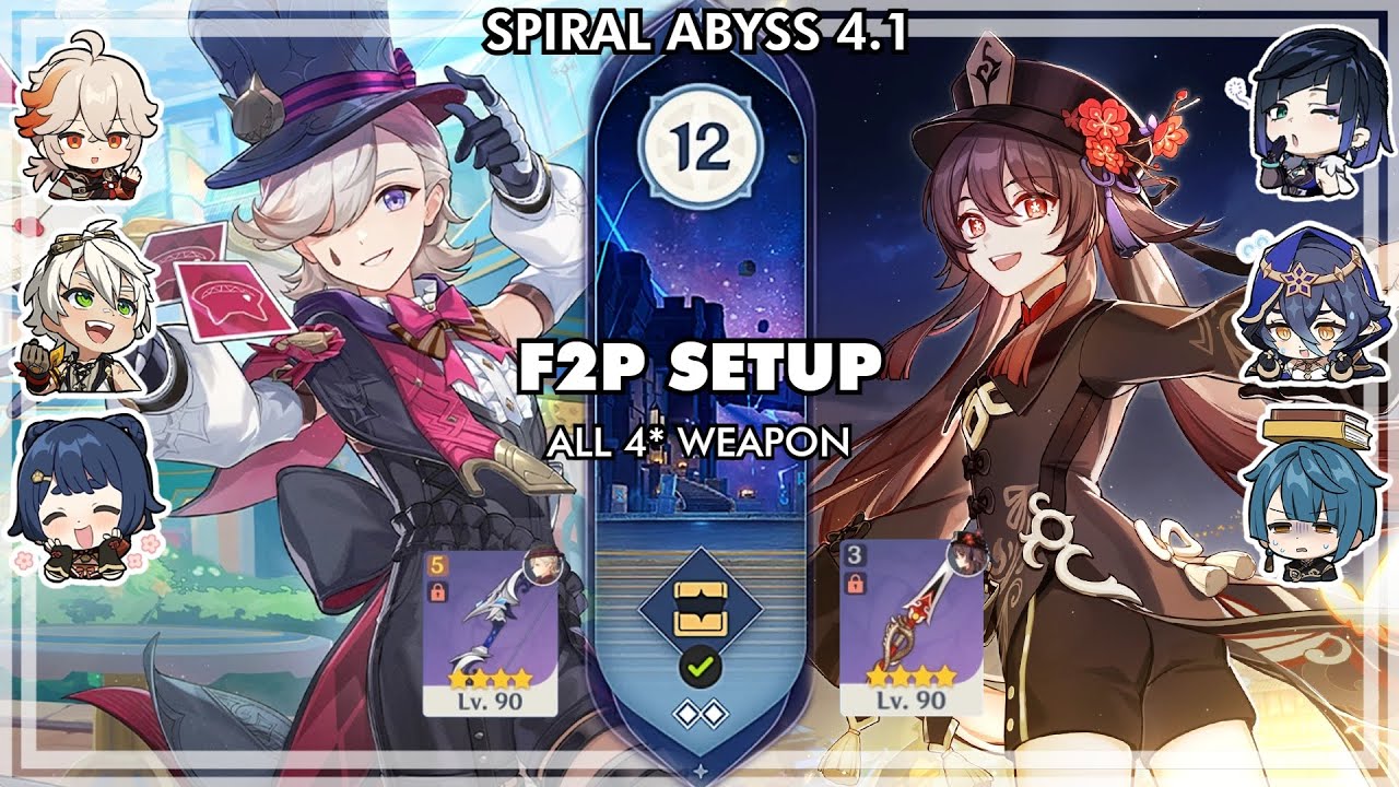 F2P Mono Pyro Lyney & F2P Reverse Vape Hu Tao - YouTube